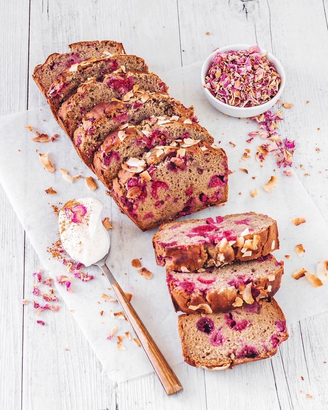Raspberry & Coconut Loaf